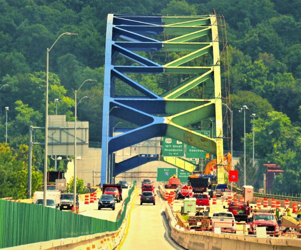 Eastbound Side of Fort Henry Bridge Getting Fresh Coat of Paint | News ...